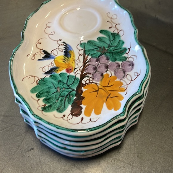 italy | Kitchen | Vintage Tea Plates Made In Italy Set Of 6 Two Have A ...